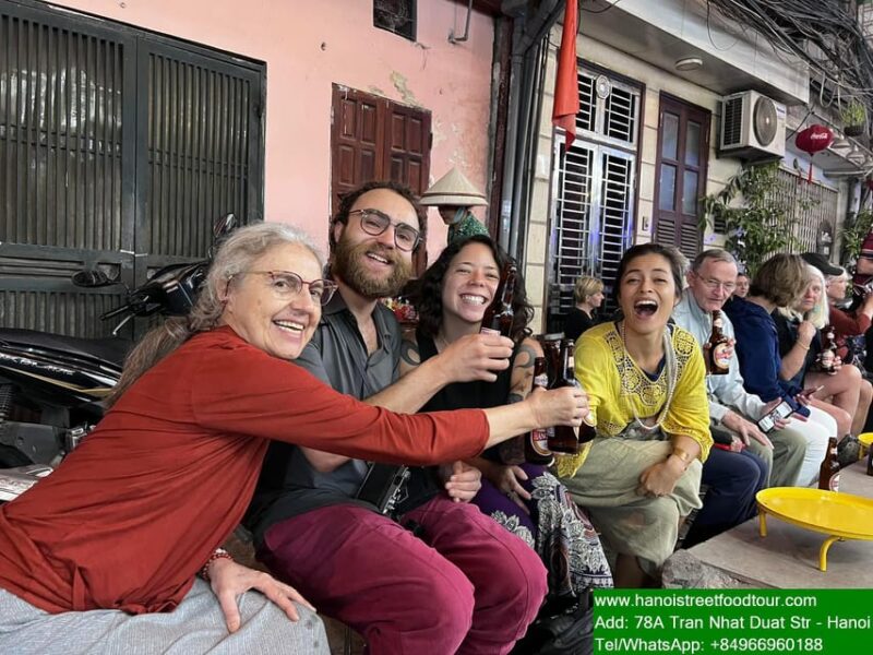 Hanoi Train Street +Best Street Food eating in old quarter - The Sum Up