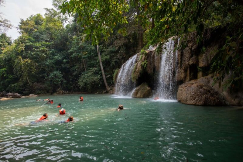 Kanchanaburi: Elephant Sanctuary & Erawan Waterfall Tour - The Sum Up