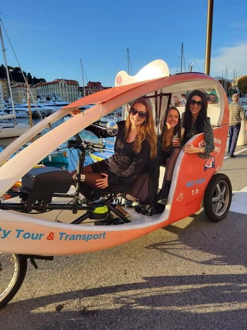 Nice : visite guidée 1h30 en TukTuk avec guide Nicois. - The Route and Highlights in Detail