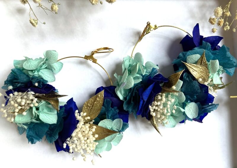 Paris: Floral Earrings workshop - Authentic and Personal Experience