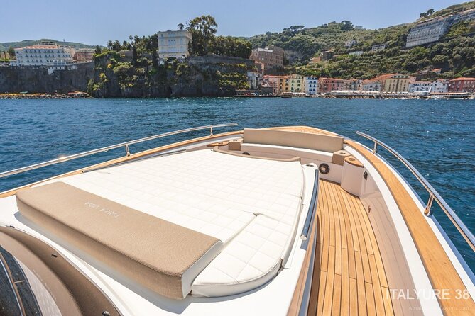 Private tour in Premium Yacht from Sorrento to Capri and Positano - White Grotto and Green Grotto: Nature’s Artistry