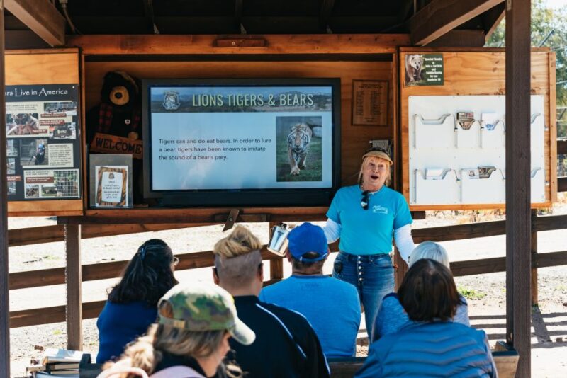Alpine: Lions Tigers & Bears Animal Sanctuary Guided Visit - The Educational and Supportive Aspect