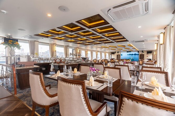 Ha Long Symphony Cruise Luxury Day Tour from Harbor with Pick up - FAQ