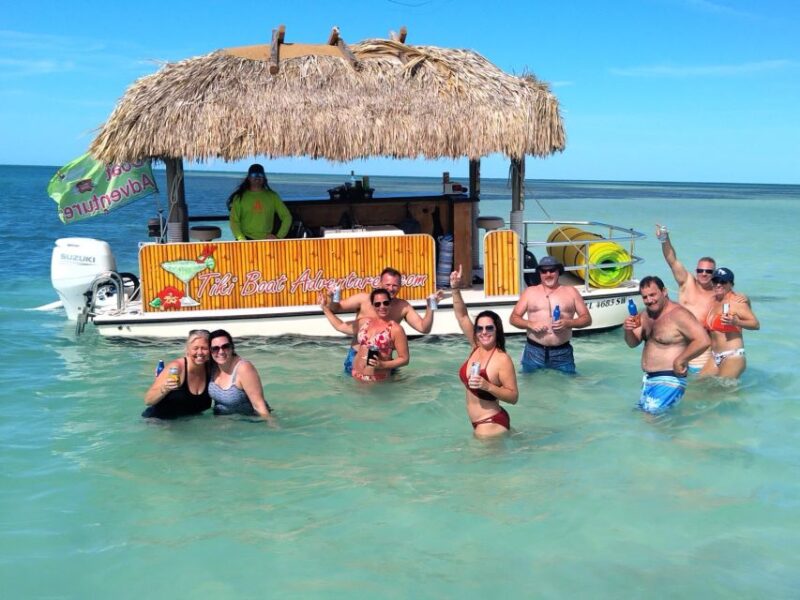Key West: Private Tiki Bar Party Boat & Mini Sandbar - The Itinerary: What to Expect on Your Cruise