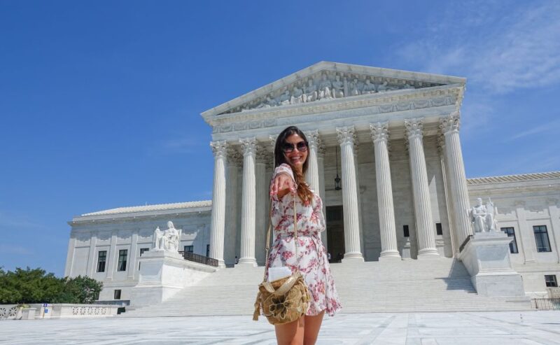 Private Photoshoot Outside the White House & Supreme Court - In The Sum Up