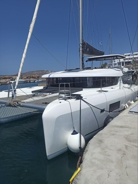5-Day Crewed Charter "The Discovery" - Lagoon 42 catamaran - The Itinerary: From Santorini’s Caldera to Ios’s Manganari Beach