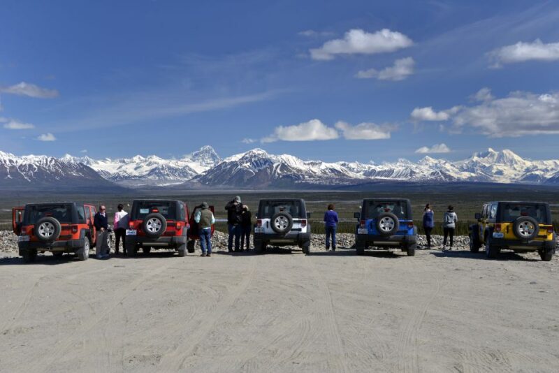 Denali Highway Jeep Excursion - The Jeep Vehicles and Group Size
