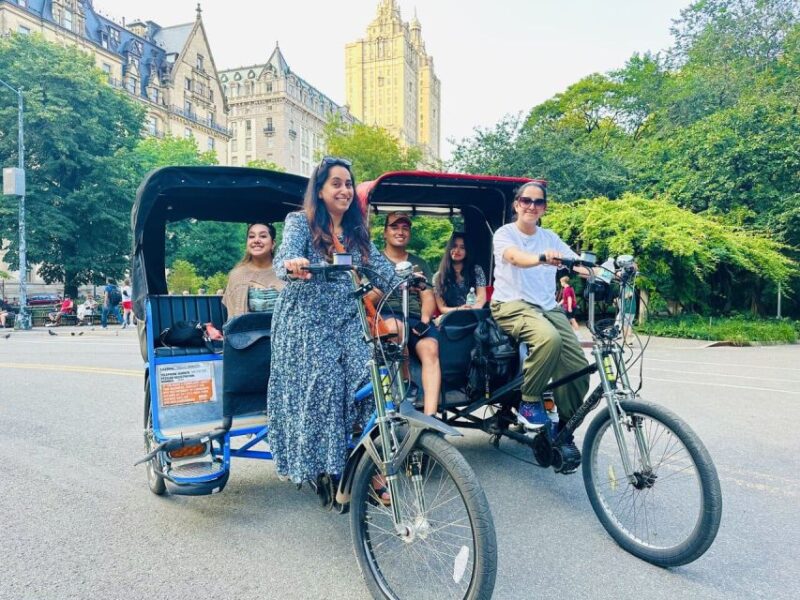 NYC: Central Park Celebrity Homes & Film Spots Pedicab Tour - Comfort and Practical Details