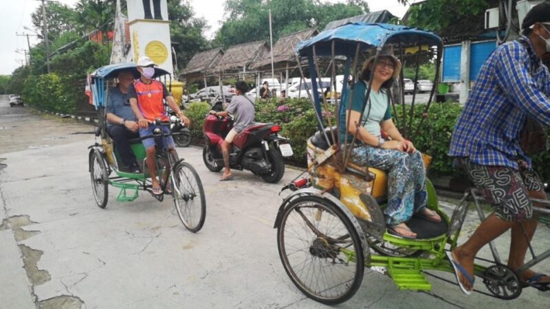 Tuk-Tuk, Longtail-boat and Rickshaw Bangkok jungle Tour - Final Stop: The River and Return