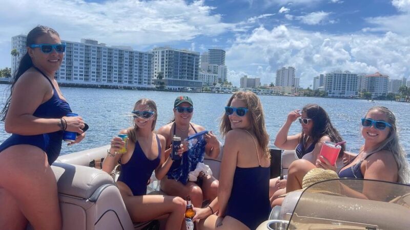 Private Pontoon Boat w/ Captain, Private up to 12ppl - Additional Options for Larger Groups