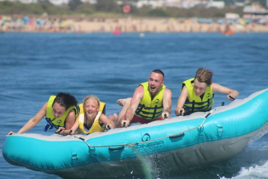 Albufeira: 10-Minute Crazy-Cookie Boat Ride - What to Expect During the Ride