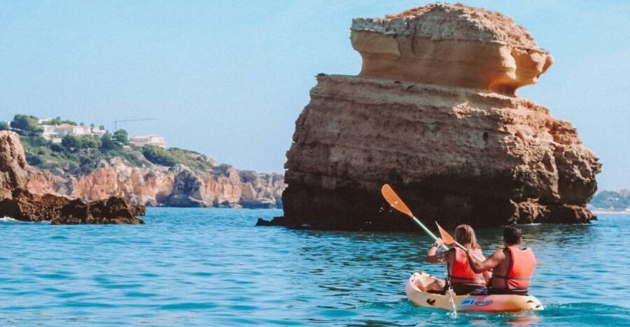 Albufeira: Kayak Tour of Hidden Caves and Secret Beaches - Detailed Breakdown of the Itinerary