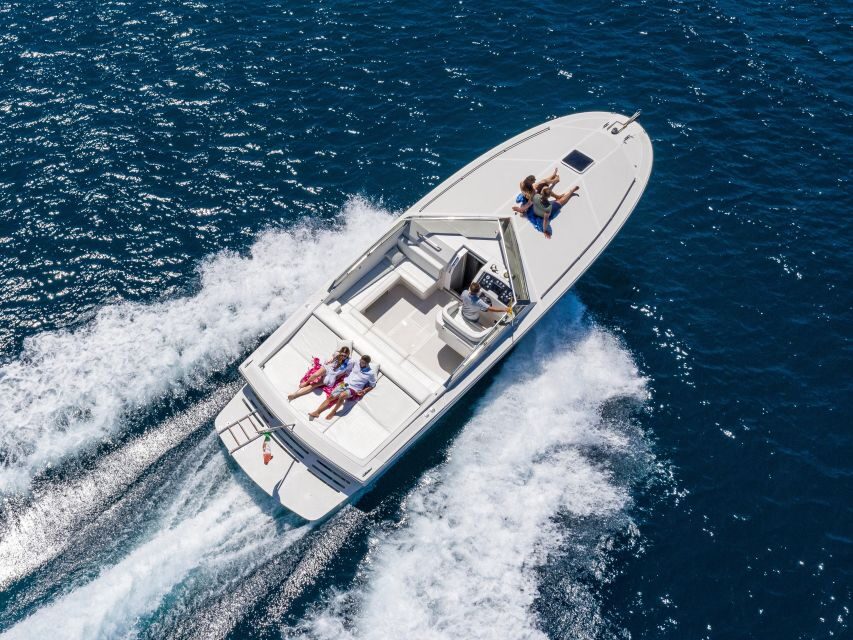 Amalfi coast private tour from sorrento on Tornado 38 - Comfort and Extras Onboard