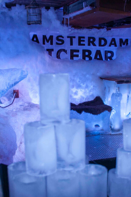 Amsterdam: 24-Hour Hop-On Hop-Off Boat and XtraCold Icebar - The Icebar Experience: A Chilly Highlight