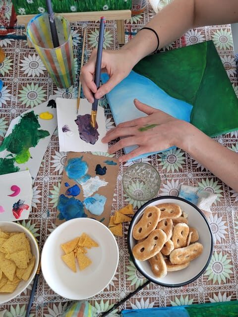 Amsterdam: Paint and Sip Workshop for (Bachelorette) Parties - What You Can Expect During the Workshop