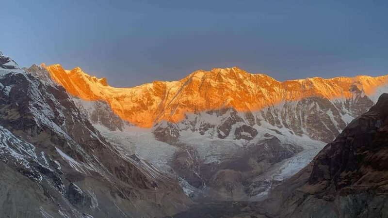 Annapurna Base Camp Trek with Helicopter Return  8 Days - Key Points