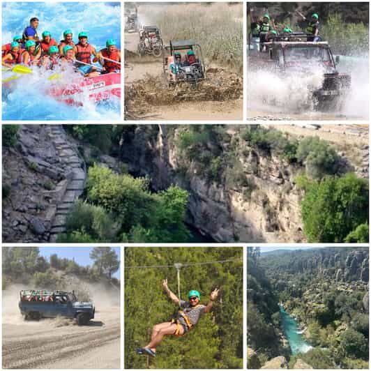 Antalya: Rafting Jeep Buggy&Quad Safari zipline canyon visit - What’s Included and What’s Not