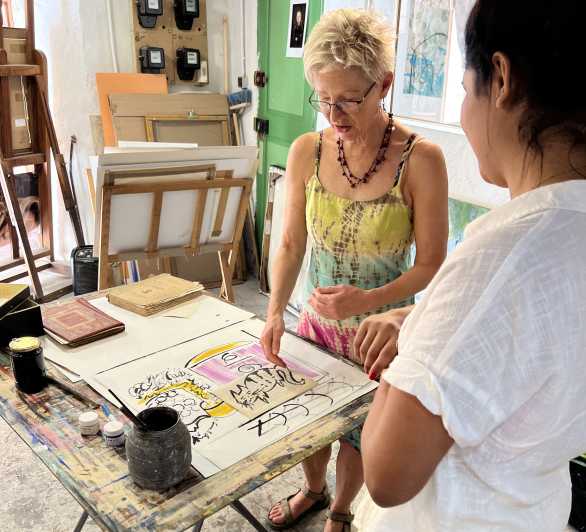 Antibes: make your art souvenir with a Local Artist - Key Points