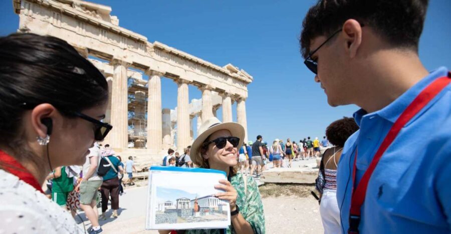 Athens: Acropolis Guided Walking Tour & Plaka Audio Tour - A Closer Look at the Experience