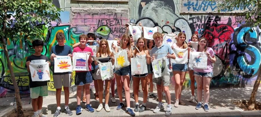 Athens: Graffiti Workshop and Tote Bag Painting Experience - Exploring Athens’ Street Art Scene
