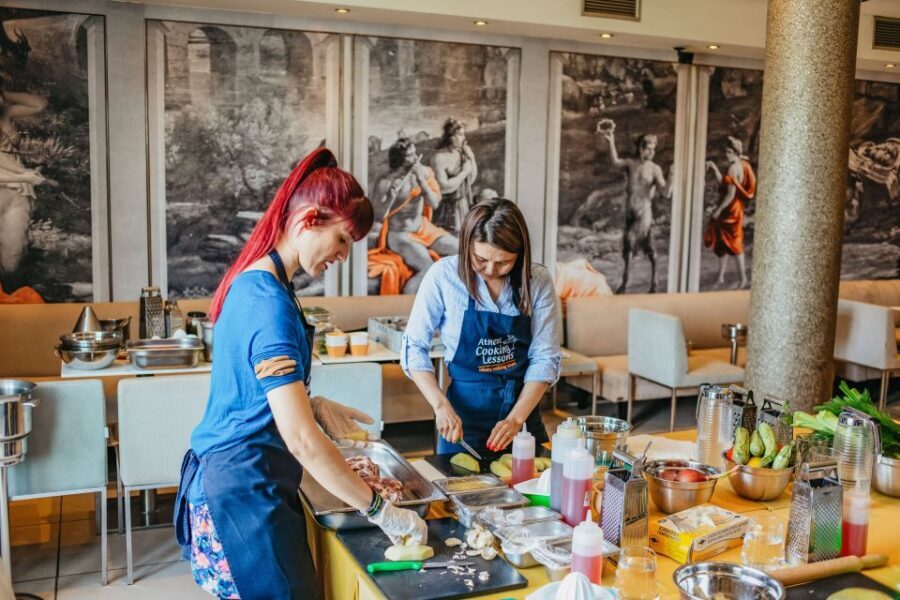 Athens: Greek Cuisine Cooking Class and 3-Course Dinner - The Breakdown of the Itinerary