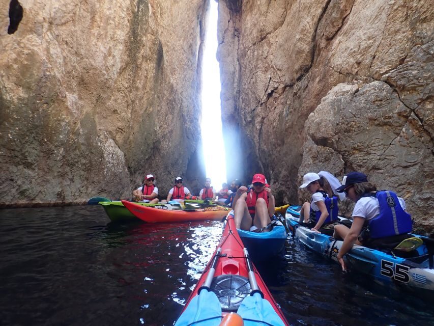 Athens: Sea Kayaking Adventure on the South/East Coast - The Scenic Highlights: Cliffs, Sea, and Sun