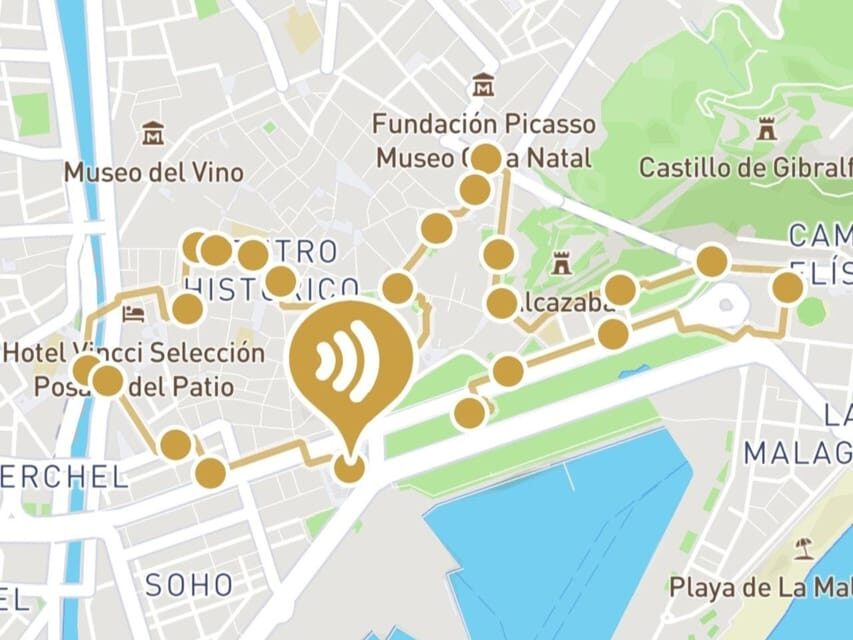 Audioguide City Walk Malaga for cruises (German & English) - The Itinerary: What You’ll See