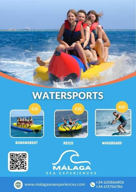 Banana boat in Malaga city, Playa del Palo - FAQs