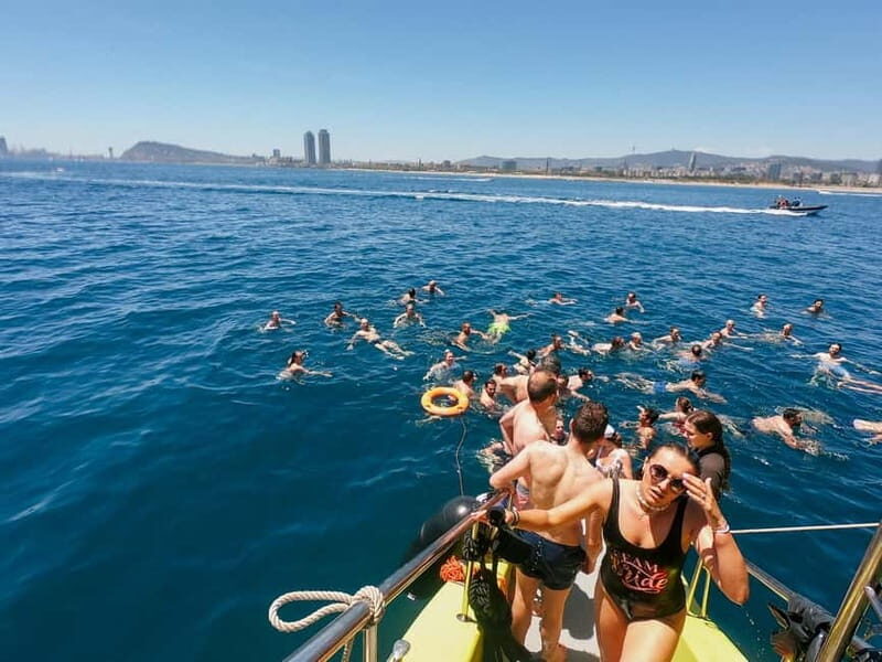 Barcelona: Charcuterie, Swim & Party Boat - The Value of the Experience