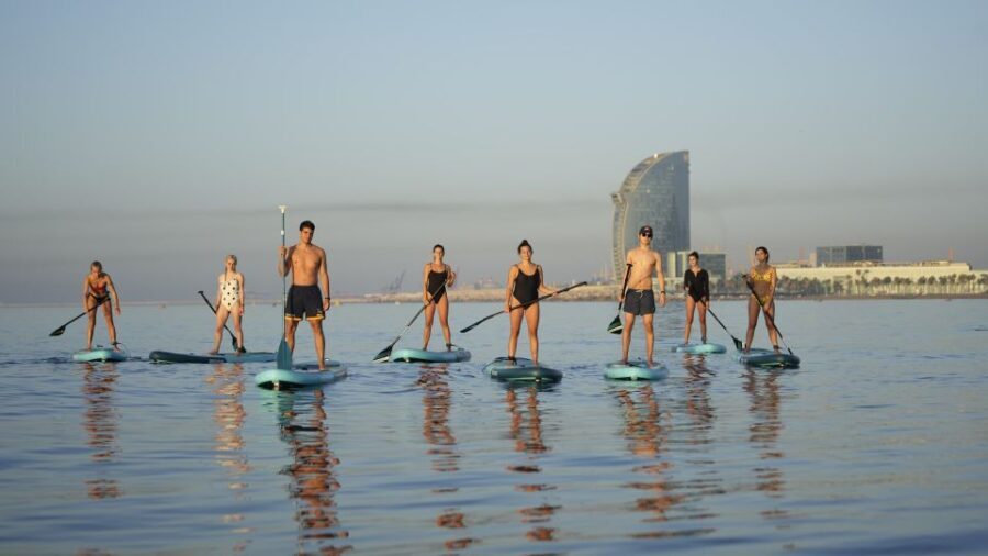 Barcelona: Sunrise Paddleboarding with Instructor and Photos - The Itinerary and What to Expect