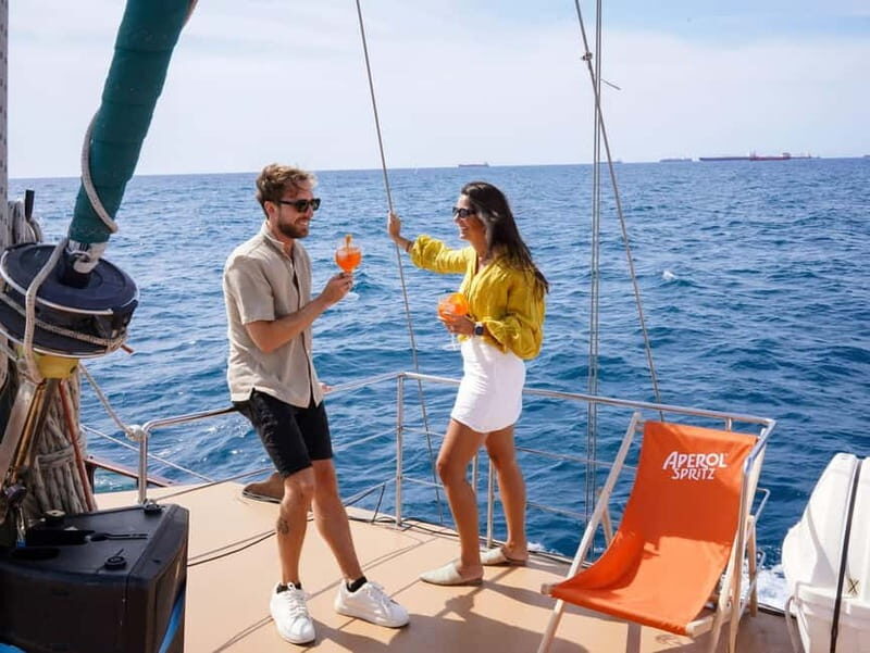 Barcelona: Wooden Boat Sailing with Tapa and Welcome Drink - What You Can Expect from the Experience