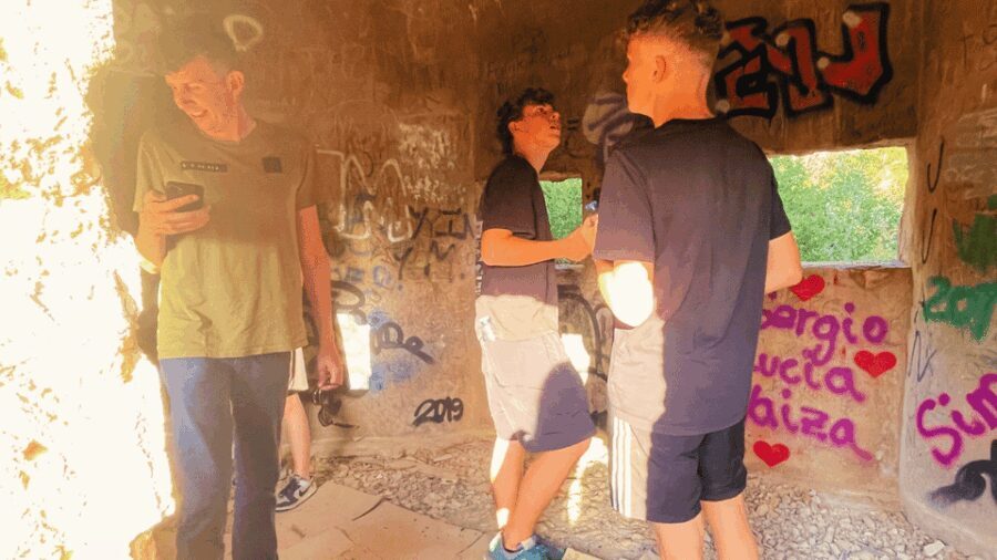 Cala Millor: "Cavemen", cave on a mountain,fun game and hike - The Puzzle and Task Element