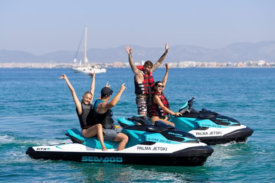 Calanova: Doble Jet Ski excursion with guide - The Experience in Detail