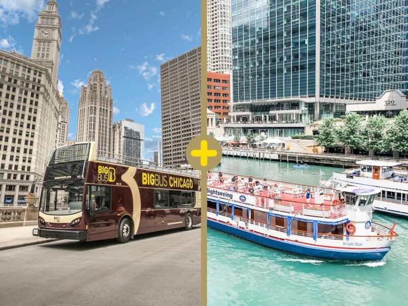 Chicago: Architecture River Tour and Hop-on Hop-off Bus Tour - Discover Chicago from Land and Water: An In-Depth Look at the Architecture River & Hop-On Hop-Off Bus Tour