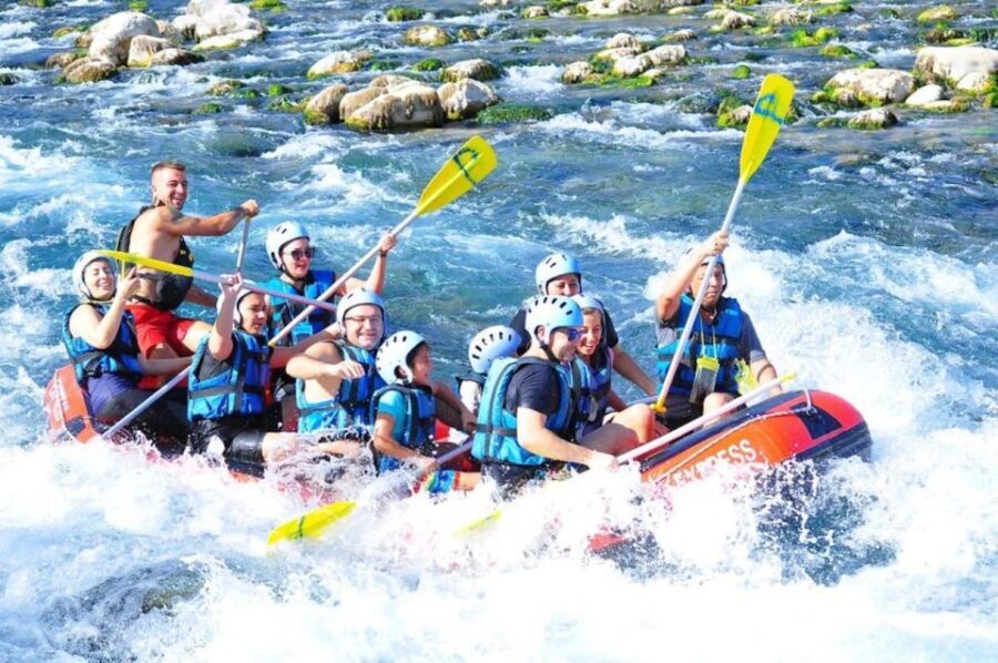 City of Side: Whitewater Rafting with Lunch - The Itinerary in Detail