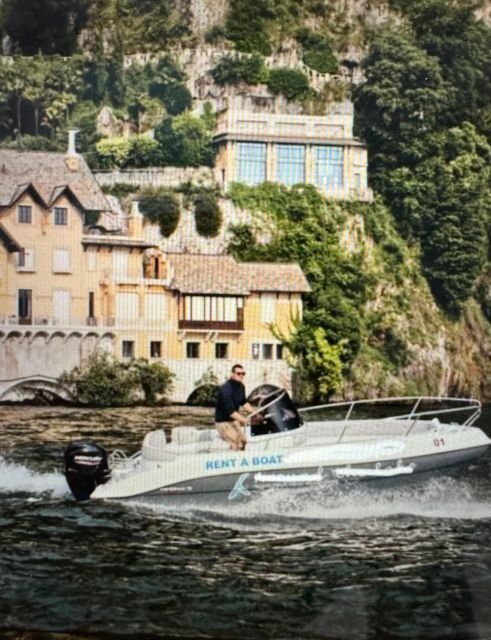 Como Lake: 1h boat rental without license and self-driving - The Route and Highlights