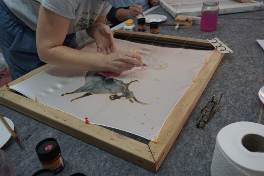 Create your own Greek Silk Scarf Souvenirs - The Value and What You Take Home