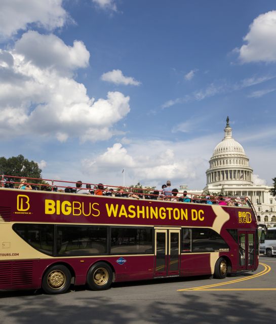 DC: Hop-on Hop-off Tour by Open-top Bus with 17 Stops - Key Points