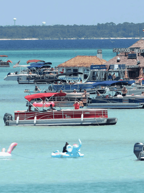 Destin: Crab Island Catamaran Tour with Dolphin Watching - Key Points
