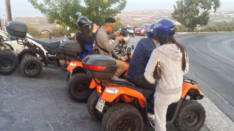 Discover Santorini on Quadbike Available with pick up! - What It Feels Like to Ride