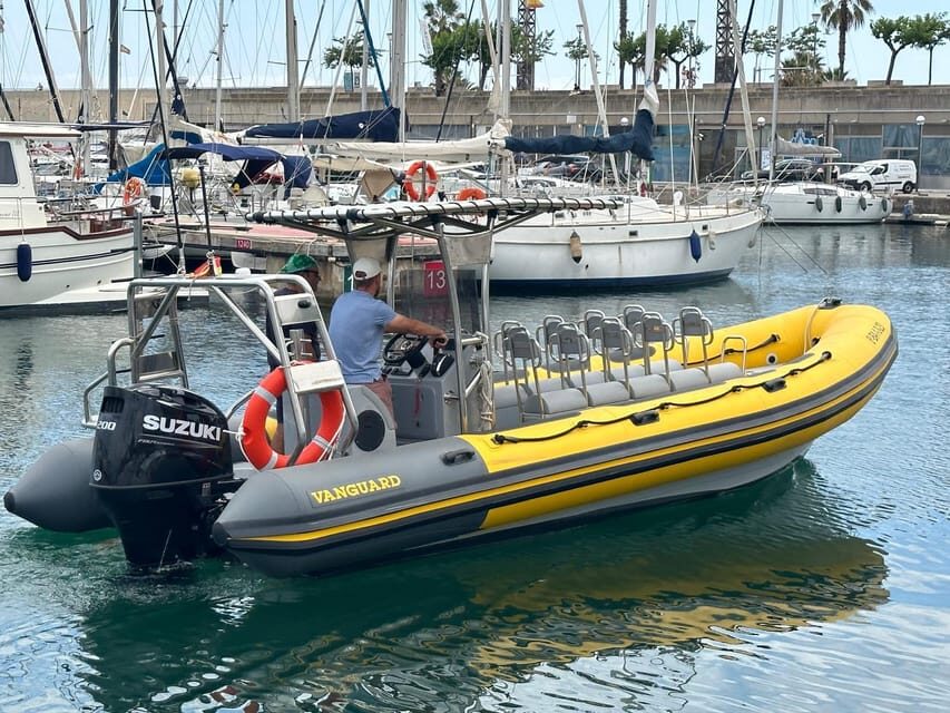 Enjoy Barcelona's Skyline on Board: Speedboat in Puerto Olimpico - What the Experience Feels Like