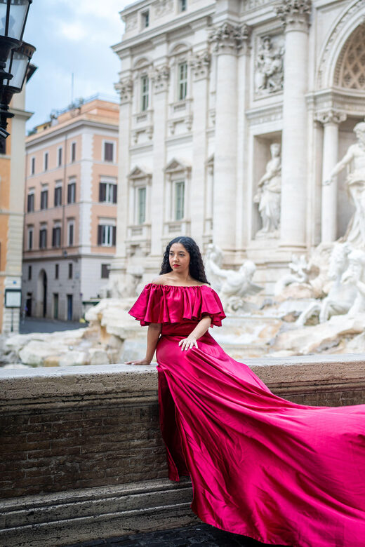 Flying Dress Professional Photoshoot in the Eternal Rome - Why the Location Matters