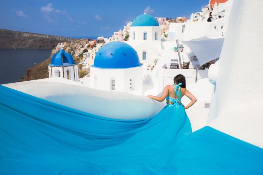 Flying Dress Santorini Photoshoot - What Does the Price Get You?