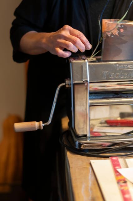Foligno: creative craft printing workshop on SELF with tasting - The Tasting: Savoring Local Flavors