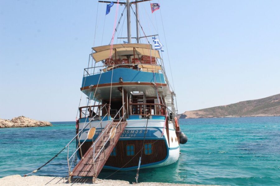 From Ag Anna: Rina's Cave and Ano and Kato Koufonisi Cruise - The Itinerary: A Day of Beauty, Beach, and Bites