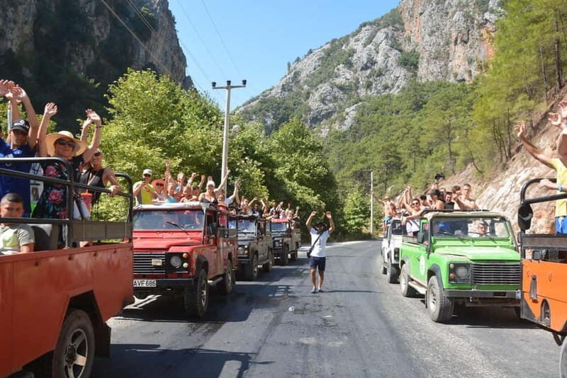 From Alanya: Jeep Safari with Lunch, Dim River & Cave - The Itinerary in Detail