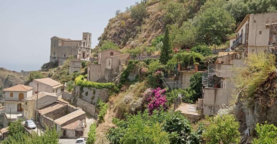 From Catania Private Godfather Tour Forza D'Agro and Savoca - Walking through Forza DAgrò