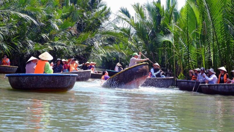 From Da Nang: Marble Mountain -Hoi An city -Basket Boat Ride - A Detailed Look at the Tour Experience