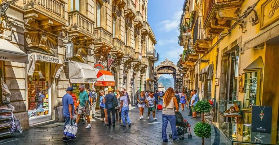 From Messina to Etna Volcano, Naxos, Taormina and Castelmola - The Charm of Giardini Naxos and the Coastal Drive