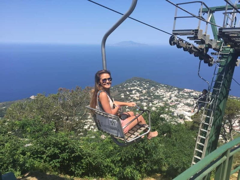 From Naples: Explore Capri with Chairlift Experience - Capri Town: La Piazzetta and Cultural Vibes